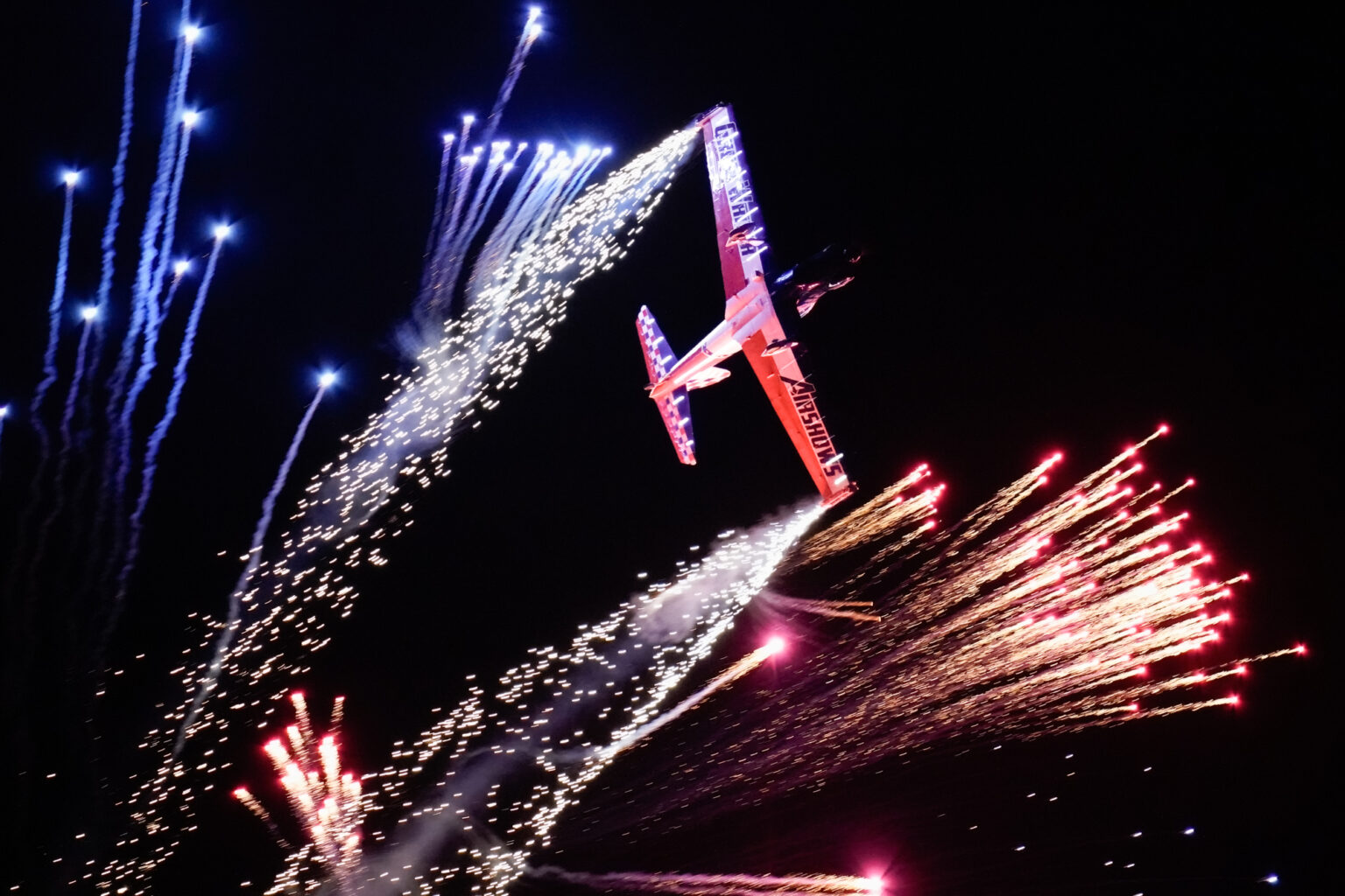 Nathan Hammond performs at night with lights and pyro. Sigma 60- | SIGMA Blog